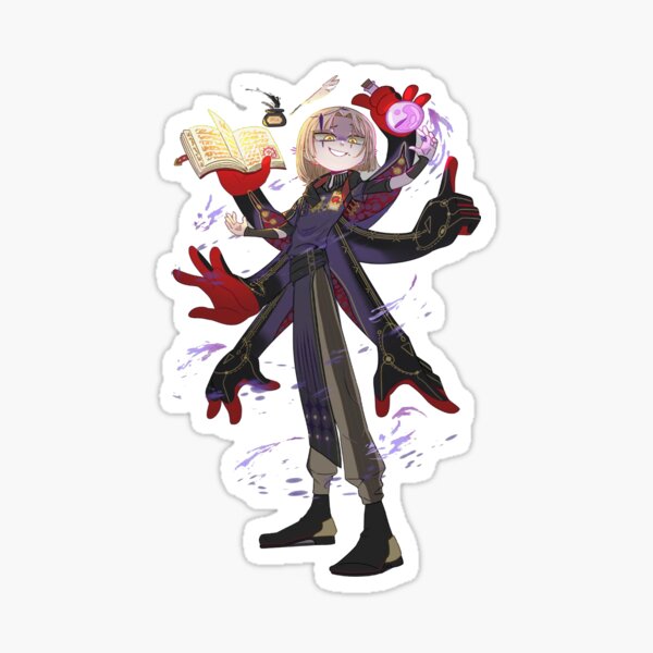 "MAGNI DEZMOND HOLOSTARS TEMPUS DESIGN" Sticker by IFAMORA01 | Redbubble