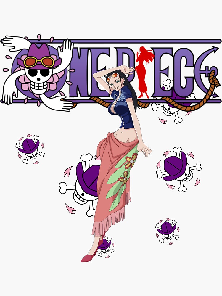 "Nico Robin / One Piece" Sticker for Sale by ANIMESPARADISE | Redbubble
