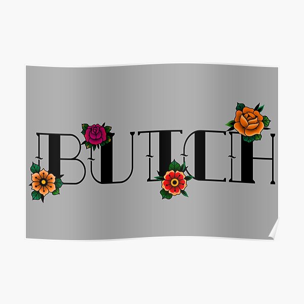 "Butch Traditional Tattoo" Poster for Sale by koalacosima | Redbubble