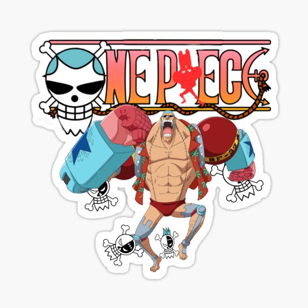"Franky / One Piece" Sticker for Sale by ANIMESPARADISE | Redbubble