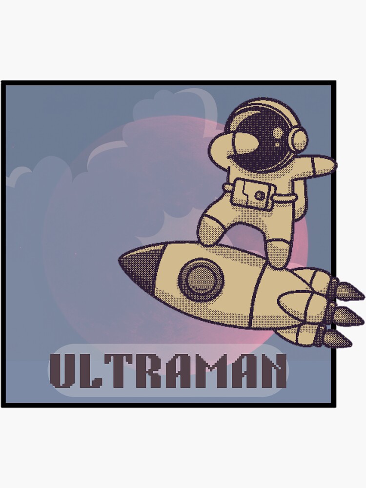 "Ultraman" Sticker for Sale by BrilliantGobta | Redbubble