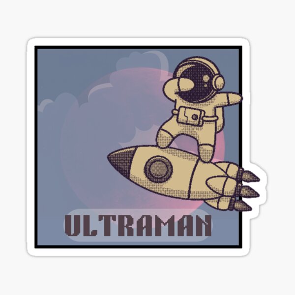 "Ultraman" Sticker for Sale by BrilliantGobta | Redbubble