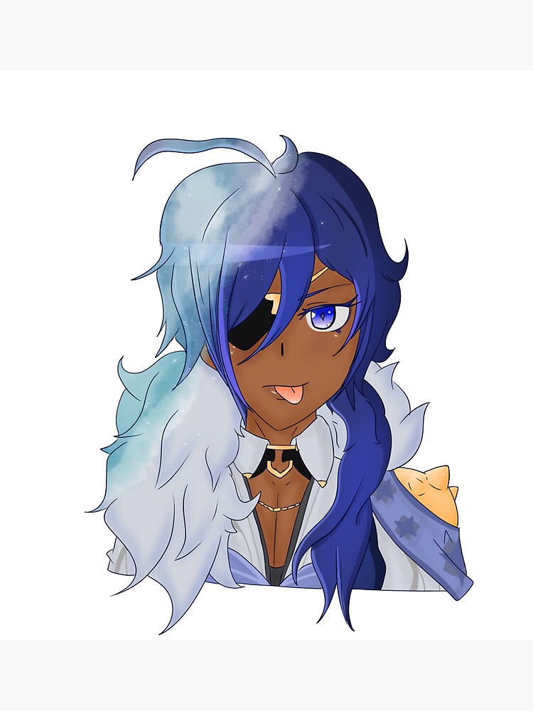 "Kaeya cute sticking tongue out" Sticker for Sale by Hinagiku-Art ...