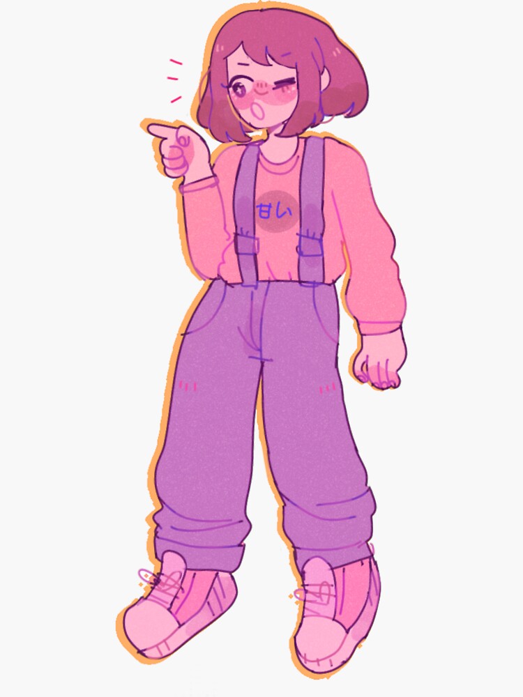 "Urakara (2)" Sticker for Sale by Singajelly | Redbubble