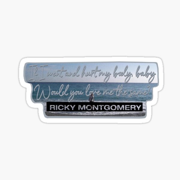 "Ricky Montgomery Sticker" Sticker for Sale by MNahary | Redbubble