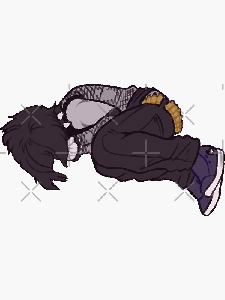 "Sobbing Emo Peter" Sticker for Sale by opiodae . | Redbubble
