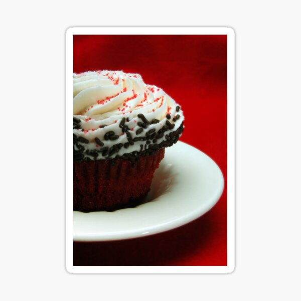 "Decadent Red Velvet Dessert" Sticker for Sale by Kimi544Creation ...