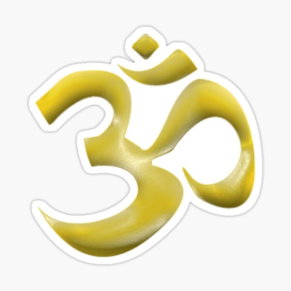 "OM" Sticker for Sale by wickedcartoons | Redbubble