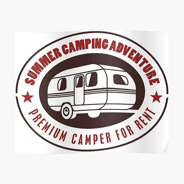 "Trailer camper" Poster for Sale by etraveler | Redbubble