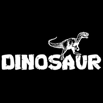 "Dinosaur Font with T-Rex" Art Board Print by Rev-Style | Redbubble