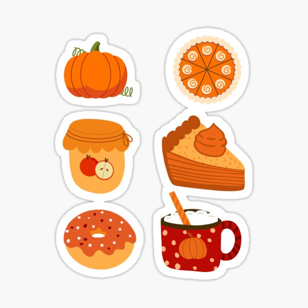 "Fall doodles" Sticker for Sale by BERDEY | Redbubble