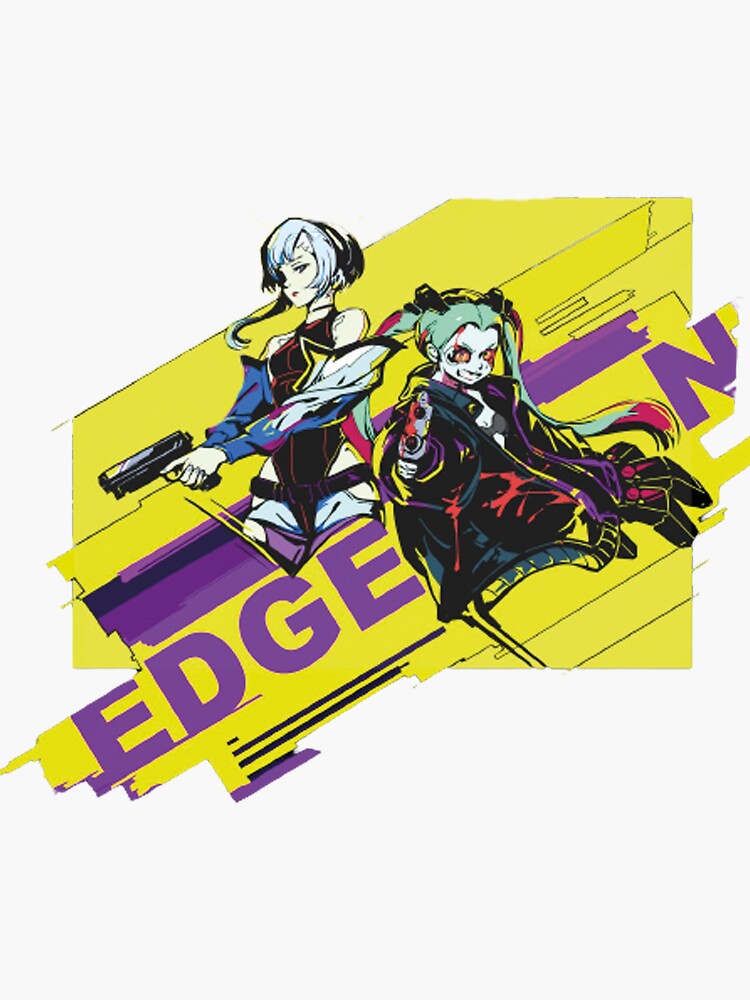 "Edgerunners" Sticker for Sale by AnnaPeakArt | Redbubble