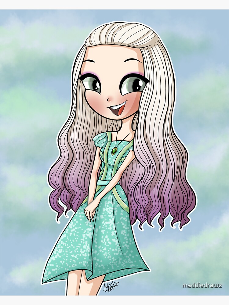 "Mal The Lady of The Court" Sticker for Sale by maddiedrawz | Redbubble