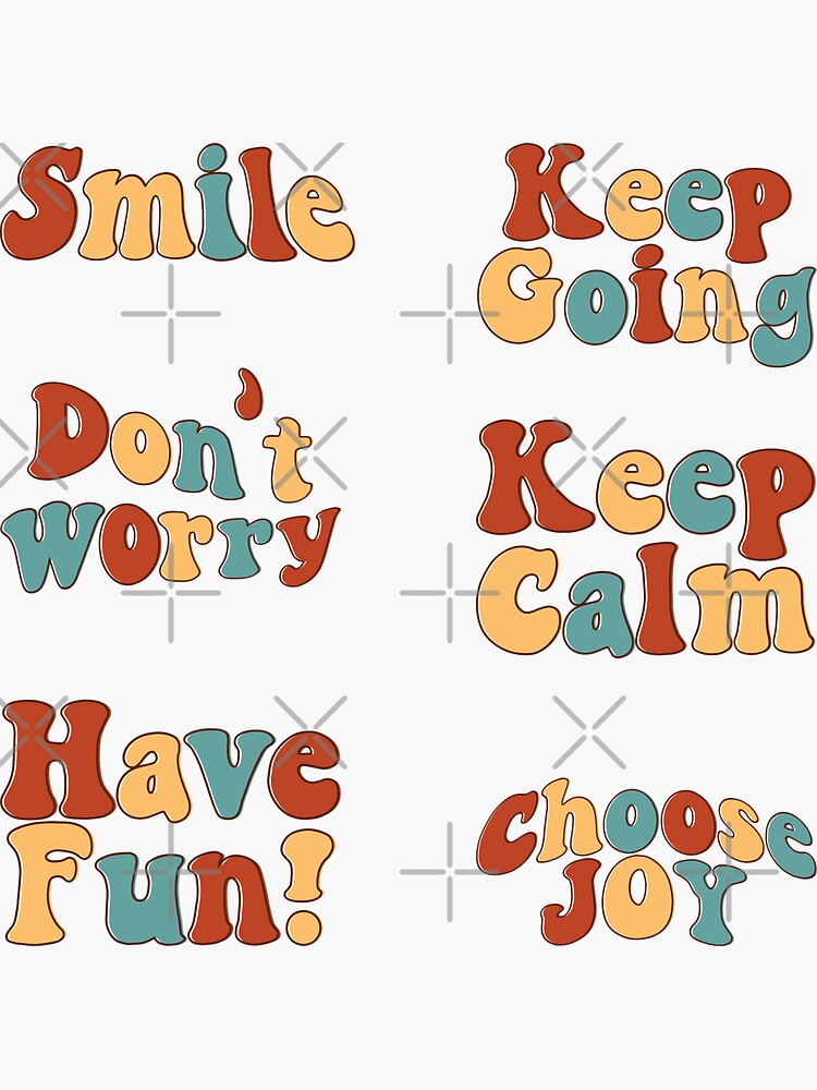 "Stickers For Laptop Inspirational Quotes Pack" Sticker for Sale by ...