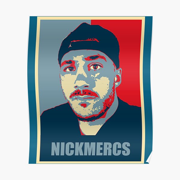 "Nickmercs " Poster for Sale by UpgradeArcade | Redbubble
