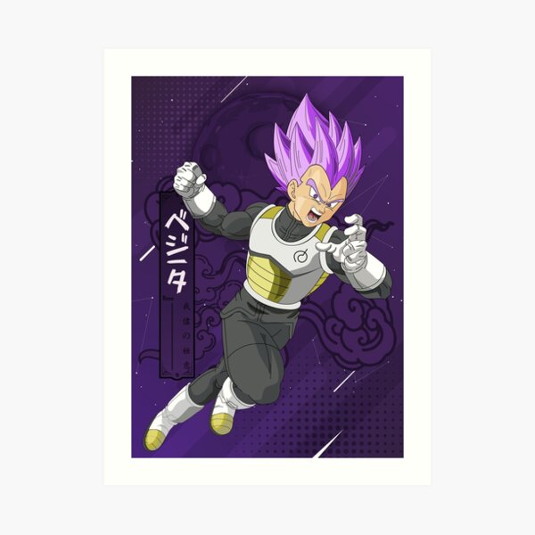 "Vegeta Ultimate Violet - Dragon Ball" Art Print for Sale by ...