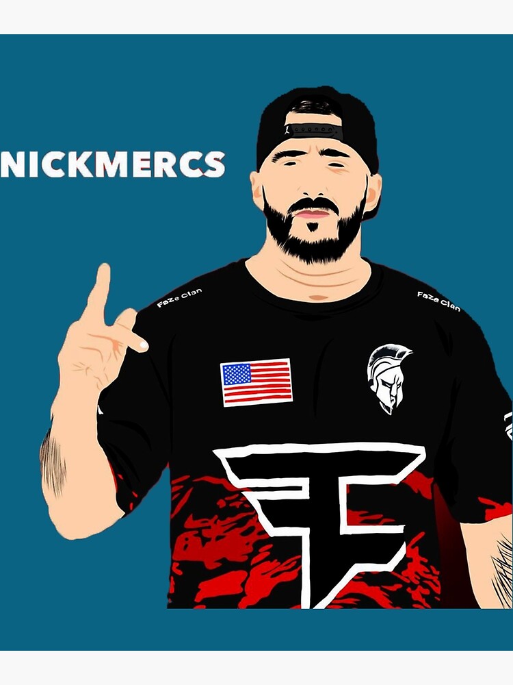 "nickmercs artwork175" Poster for Sale by UpgradeArcade | Redbubble