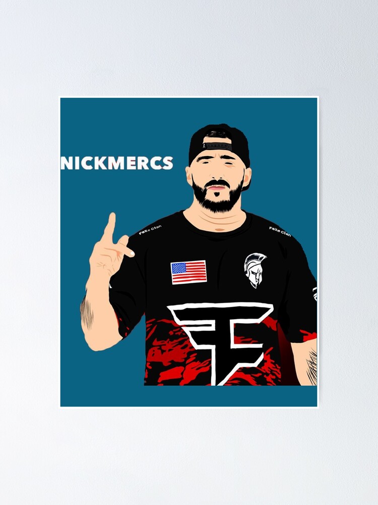 "nickmercs artwork175" Poster for Sale by UpgradeArcade | Redbubble