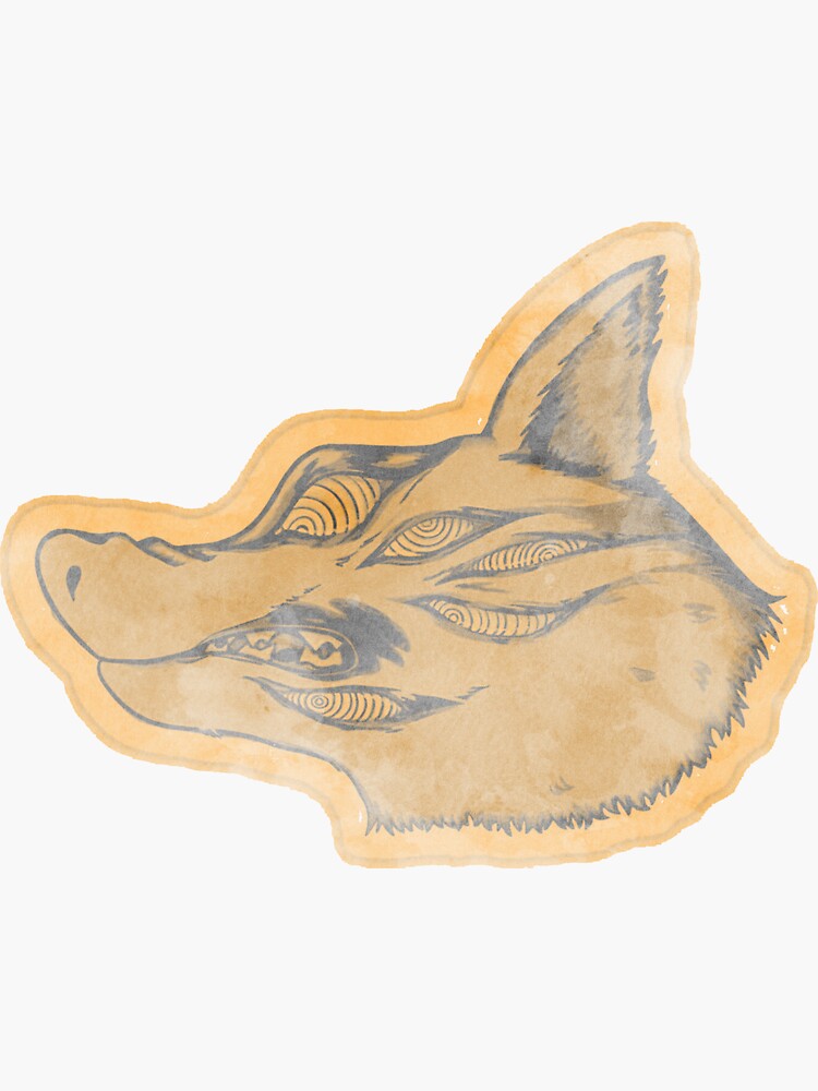 "Chainsaw Man Fox Devil " Sticker for Sale by Rexona- | Redbubble