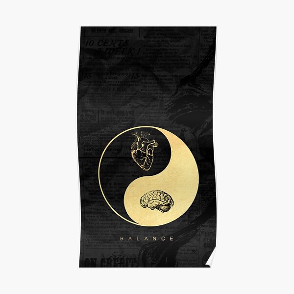 "yin-yang symbol " Poster for Sale by youbup6 | Redbubble