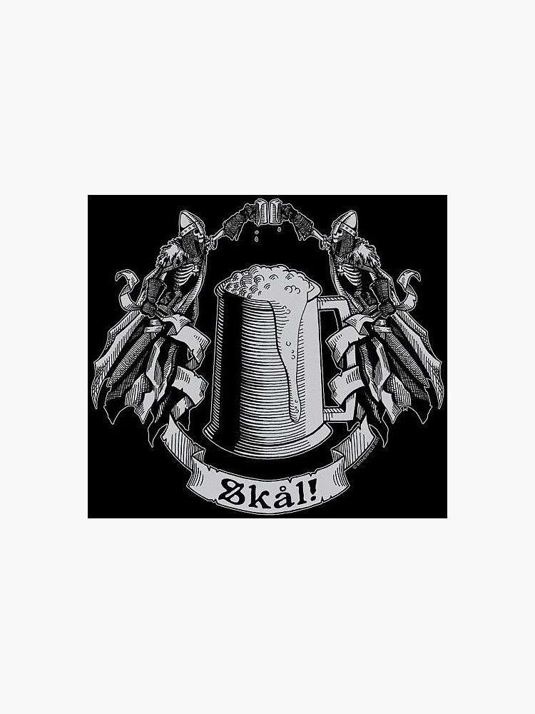 "Skal" Sticker for Sale by Mihalj92 | Redbubble