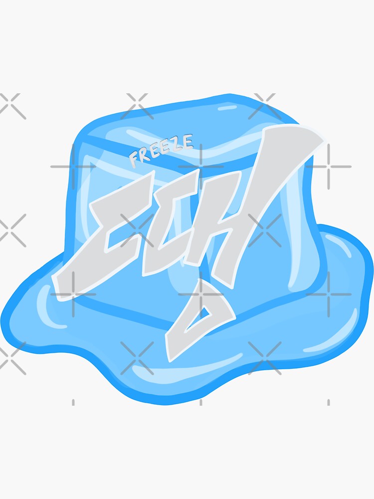 "freeze! " Sticker for Sale by staykel | Redbubble