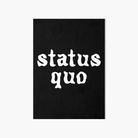"Retro Status Quo" Art Board Print for Sale by MirceaB | Redbubble