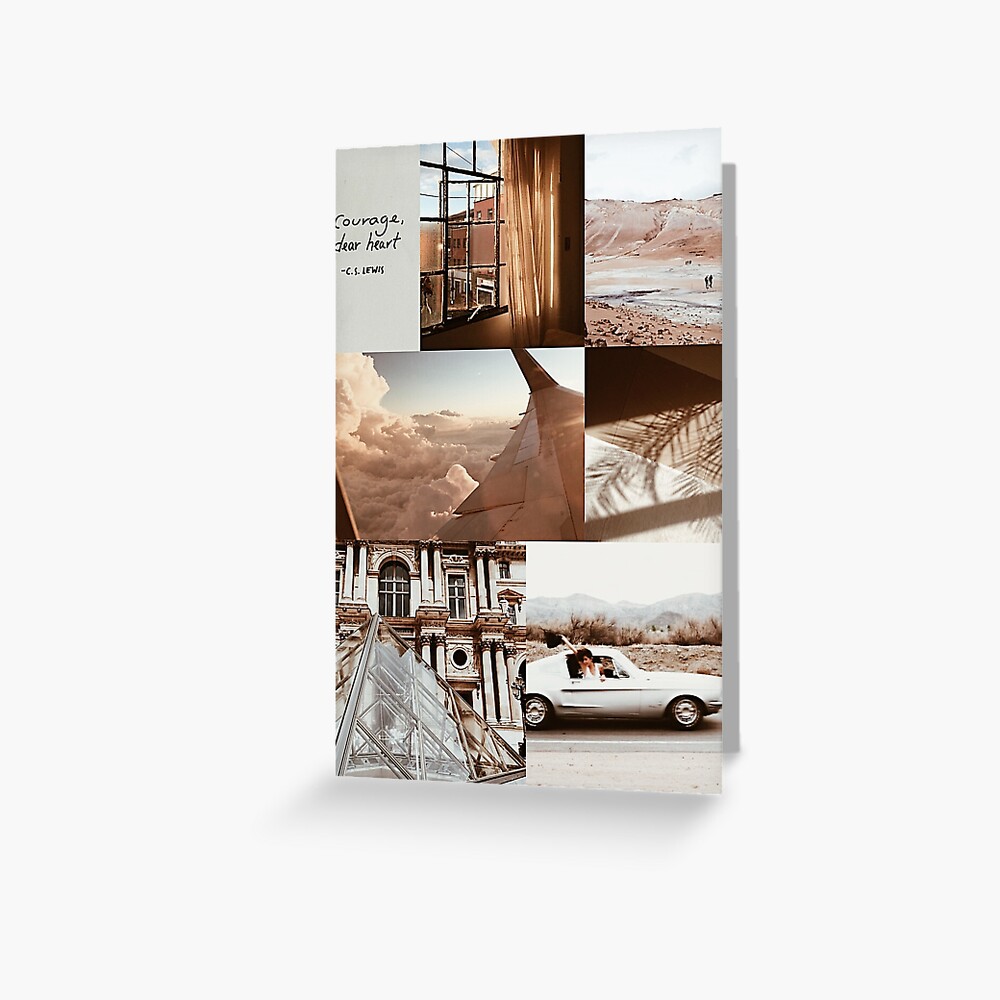 "beige aesthetic" Greeting Card for Sale by fallouthartley | Redbubble