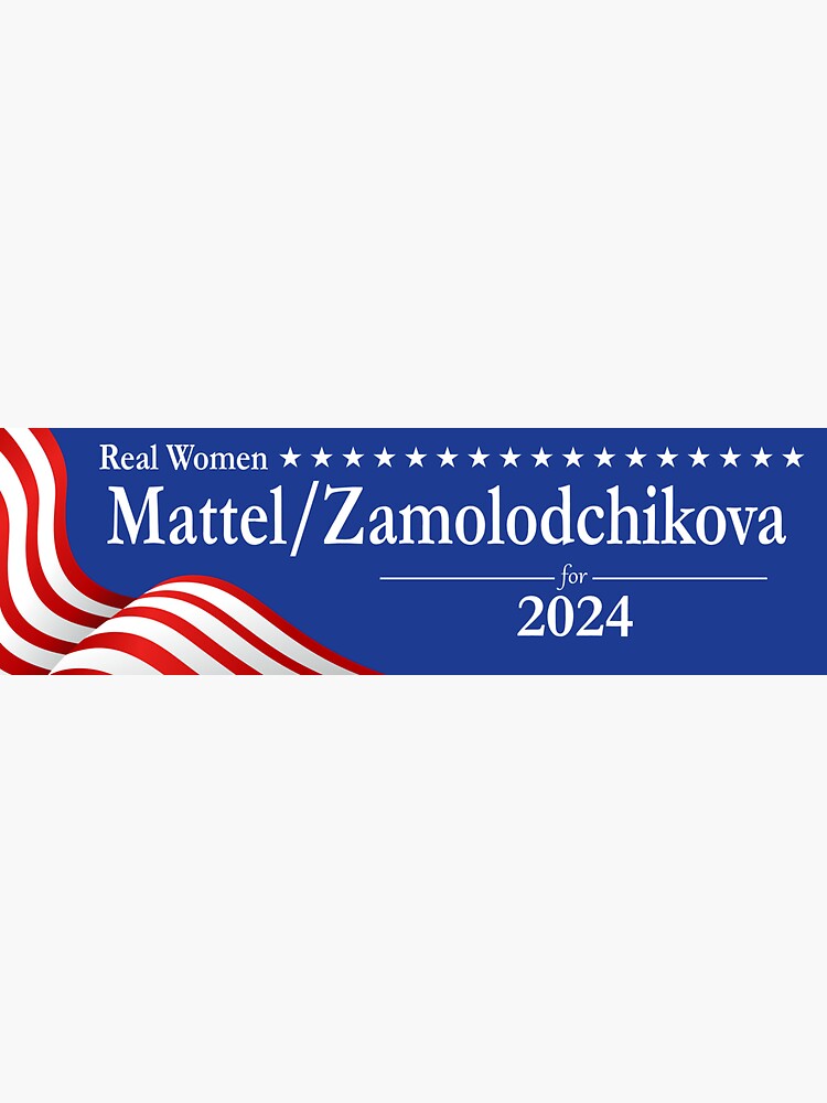 "Trixie Mattel Katya Zamolodchikova Political Campaign 2024" Sticker ...