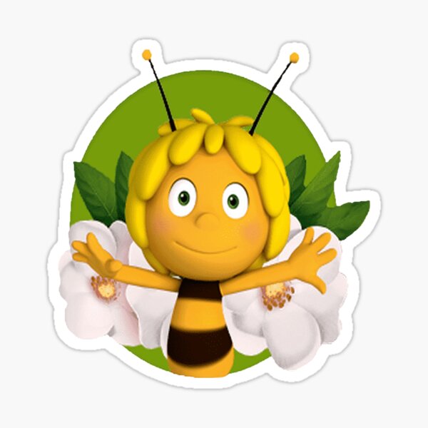 "maya the bee" Sticker for Sale by KimetzArt | Redbubble
