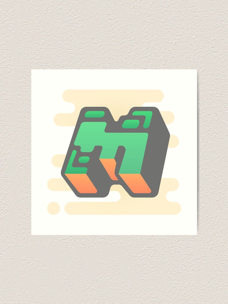 "Minecraft Logo " Art Print for Sale by jamcaYT | Redbubble