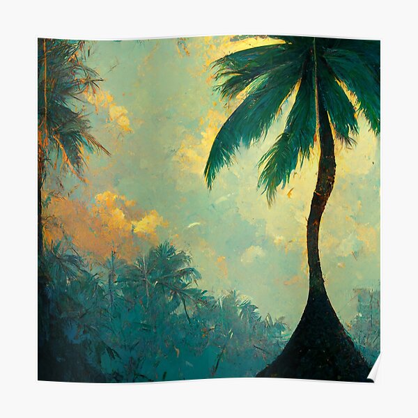 "Coconut Tree " Poster for Sale by Ashokanim111 | Redbubble