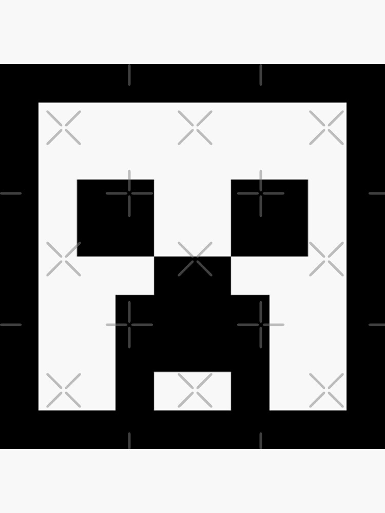 "Minecraft Creeper face" Sticker for Sale by jamcaYT | Redbubble