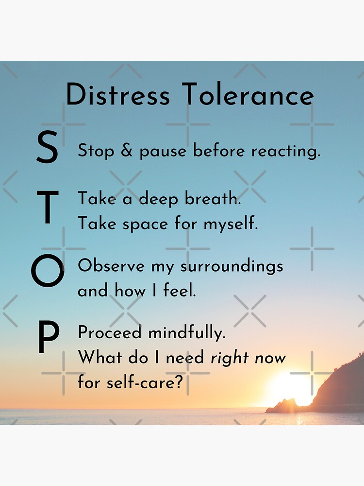 "STOP coping skill" Sticker for Sale by elizamcbridepdx | Redbubble