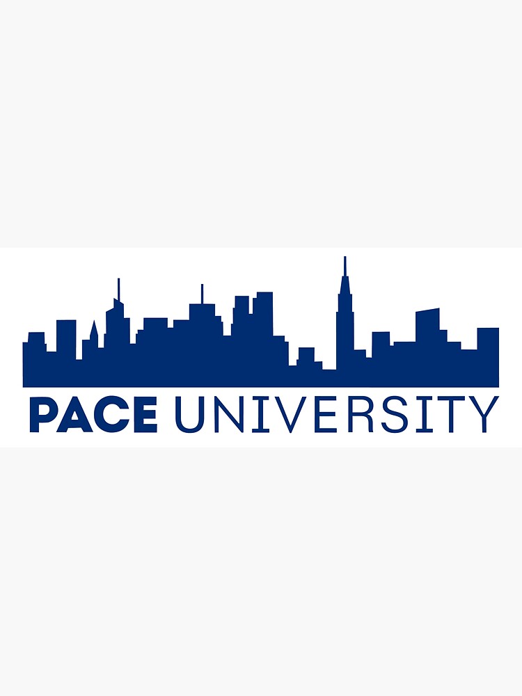 "Pace University NYC Skyline Sticker - Where Education Meets the Big ...