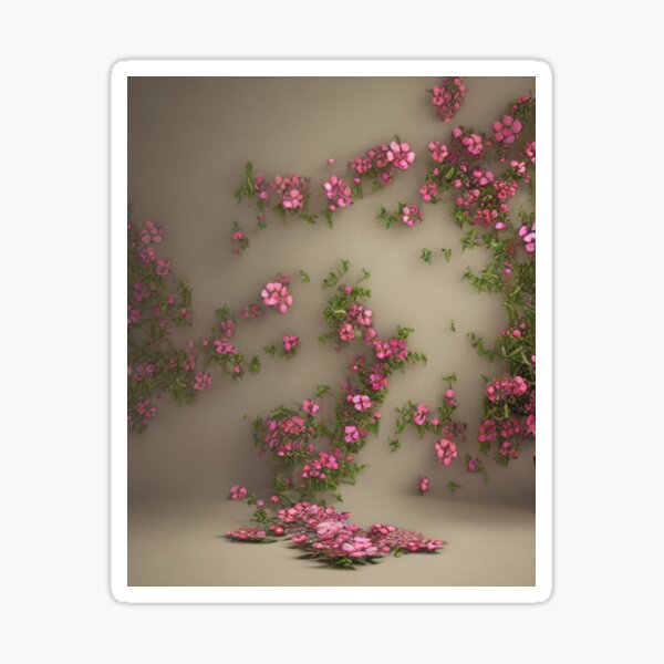 "Floral | Plants | Flower | Background" Sticker for Sale by ...