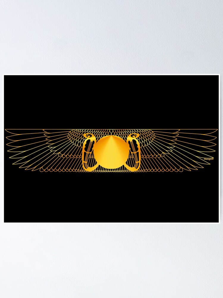 "Cobra winged Uraeus" Poster for Sale by Hungold | Redbubble