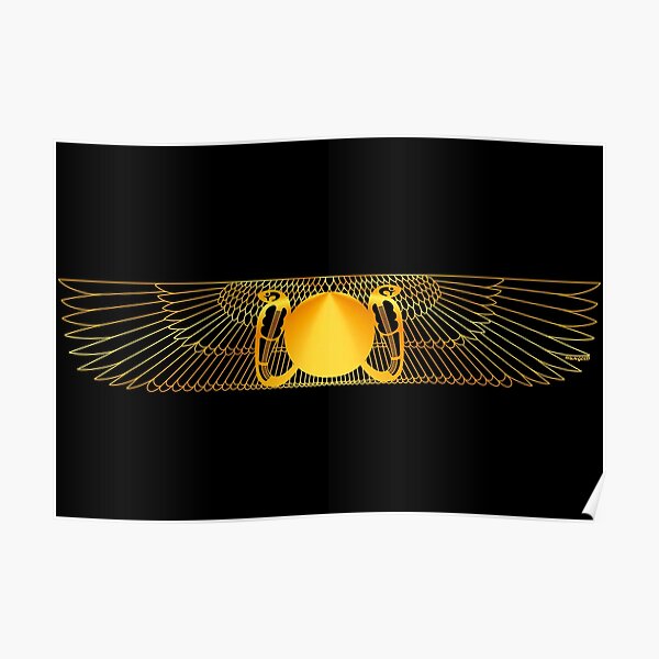 "Cobra winged Uraeus" Poster for Sale by Hungold | Redbubble