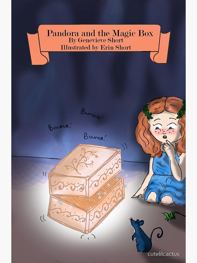"Pandora and the Magic Box " Poster for Sale by cutelilcactus | Redbubble