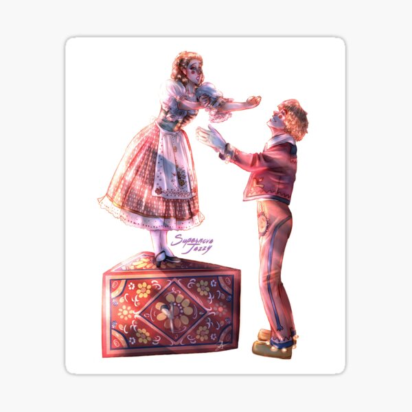 "Chitty Chitty Bang Bang - Doll On A Music Box" Sticker for Sale by ...