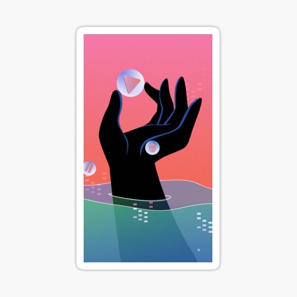 "Digital Binge " Sticker for Sale by BeccaDoodles | Redbubble