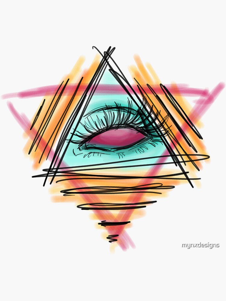 "Third Eye Vision" Sticker for Sale by mynxdesigns | Redbubble