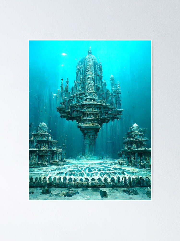 "Lost City Of Atlantis" Poster for Sale by TheHouseMaster | Redbubble