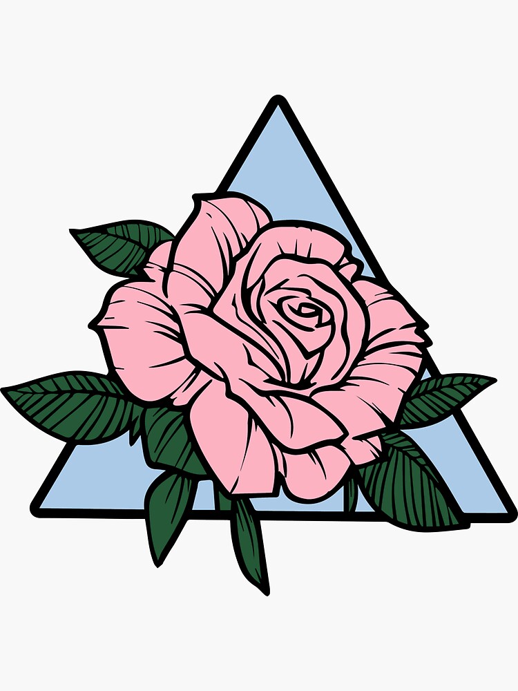 "Rose tattoo" Sticker for Sale by mauiwauilife | Redbubble