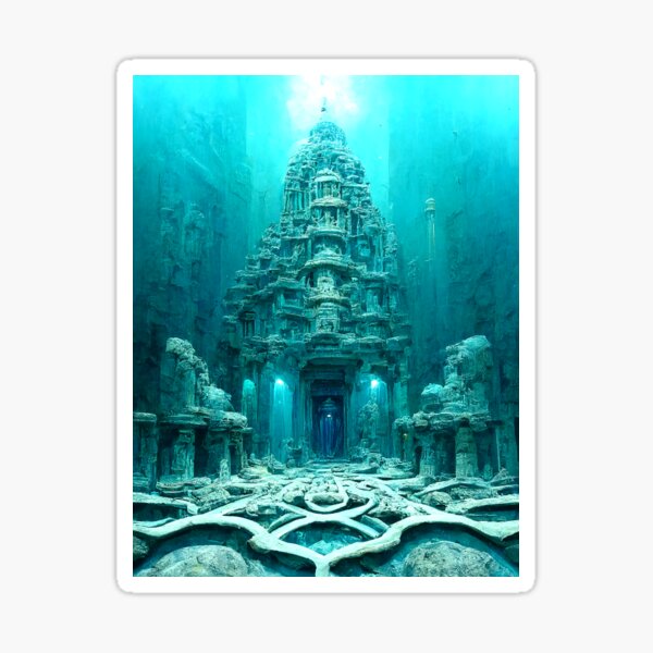 "Lost City Of Atlantis" Sticker for Sale by TheHouseMaster | Redbubble