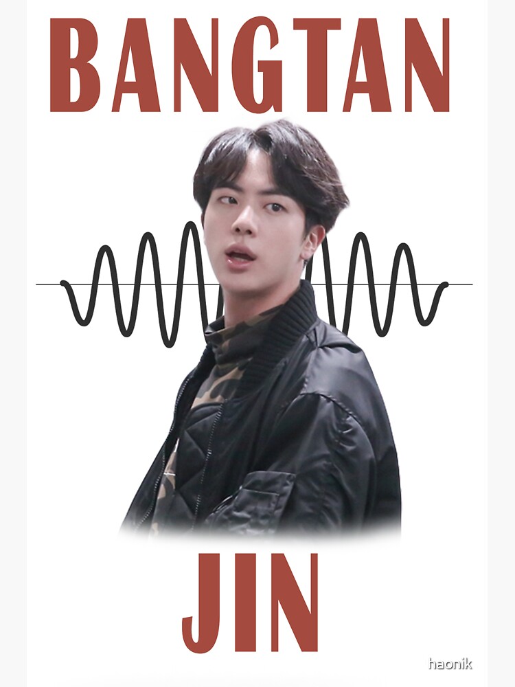 "Mic Drop - Jin" Sticker for Sale by haonik | Redbubble