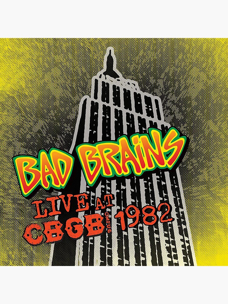 "bad brains" Sticker for Sale by nskipsea58 | Redbubble