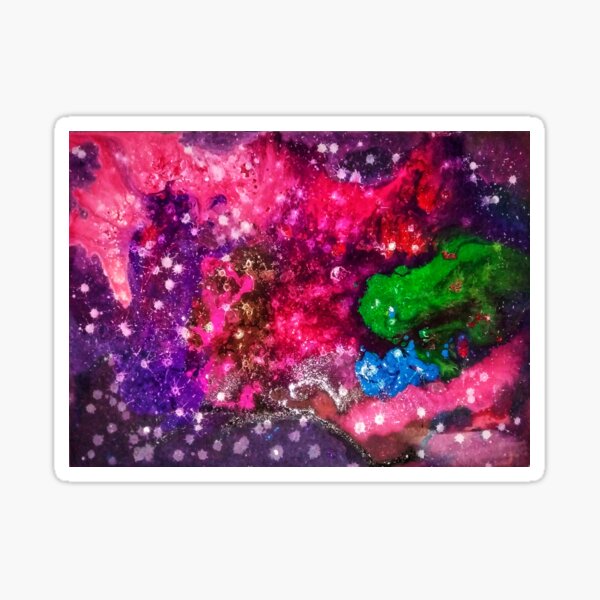 "Planets colour or cosmic sound of the whole universe" Sticker for Sale ...