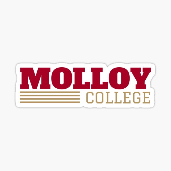 "Vintage Molloy College " Sticker for Sale by collegeAnduniv | Redbubble