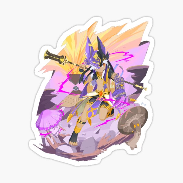 "Cyno Genshin Impact " Sticker for Sale by Talib777 | Redbubble